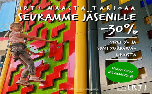 Jäsenetu Irti Maasta-kiipeilykeskuksiin jatkuu vuoden 2025. - TPS ...